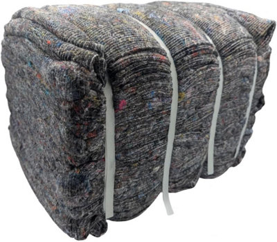 5 x Removal Transit Blankets 200cm x 150cm Wool Fabric Packing Blankets ...