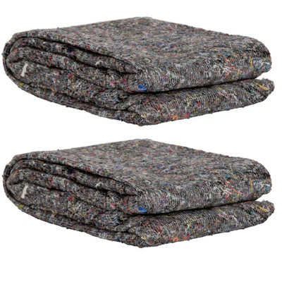 5 X STRONG LARGE 200CMX150CM PROTECTIVE PREMIUM FURNITURE REMOVAL BLANKETS