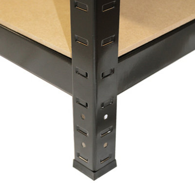 5 x T-RAX Black Metal Racking Units