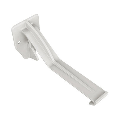 5 x White Ogee Top Hung Fascia Gutter Brackets, Freeflow 135mm Water ...