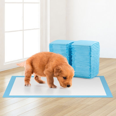 50 Large Puppy Training Trainer Train Pads Toilet Pee Wee Mats Poo Dog ...