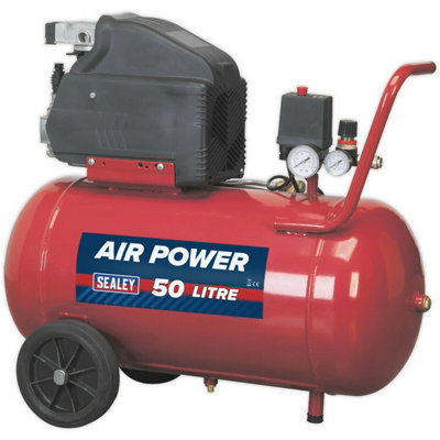 50 Litre Direct Drive Air Compressor with 2hp Motor and Automatic ...