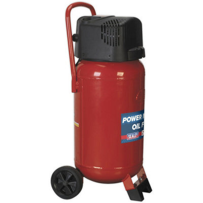 50 Litre Oil Free Belt Drive Air Compressor - 2hp Motor - Quick Release ...