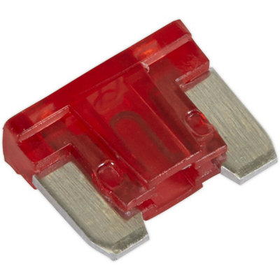 50 PACK 10A Automotive Micro Blade Fuse Pack - 2 Prong Vehicle Circuit ...