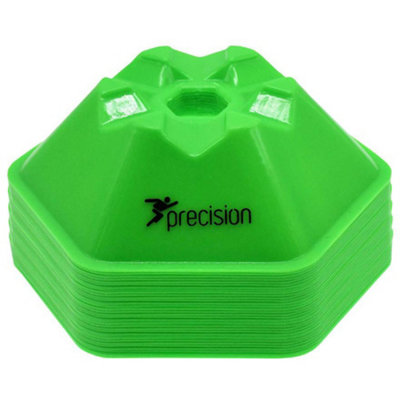 50 PACK 200mm Hex Saucer Cone Marker Set - GREEN Flexible Pitch Court ...