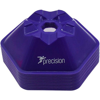 50 PACK 200mm Hex Saucer Cone Marker Set - PURPLE Flexible Pitch Court ...