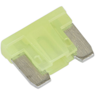 50 PACK 20A Automotive Micro Blade Fuse Pack - 2 Prong Vehicle Circuit ...