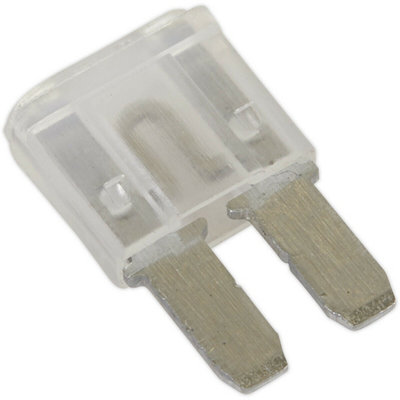 50 PACK 25A Automotive Micro 2 Blade Fuse Pack - 2 Prong Vehicle Circuit Fuses at B&Q