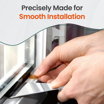 50 Pack Black Broadfix Plastic Window and Glazing Packers Spacers 2mm ...