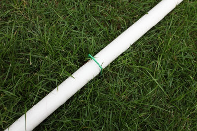 50 Pack Green Silver U-Shaped Weed Control Membrane Pegs - 6" (150mm ...