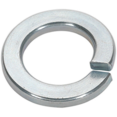 50 PACK Metric Spring Washer - M16 - DIN 127B - Zinc Plated Metal Spacer