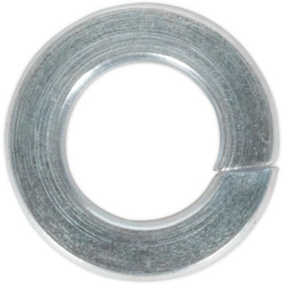 50 PACK Metric Spring Washer - M6 - DIN 127B - Zinc Plated Metal Spacer