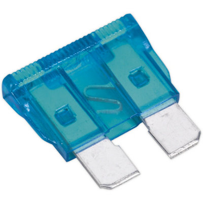 50 Pack of 15 Amp Automotive Blade Fuses for Cars and Vehicles