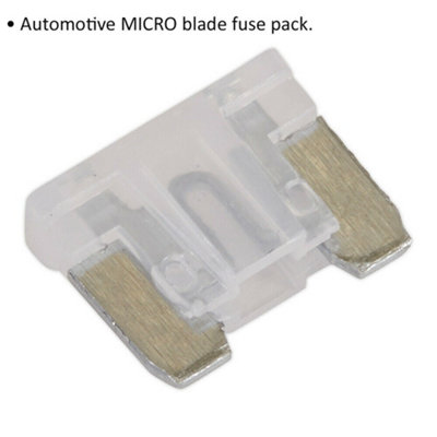 50 Pack of 25A Automotive Micro Blade Fuses - Reliable Circuit ...