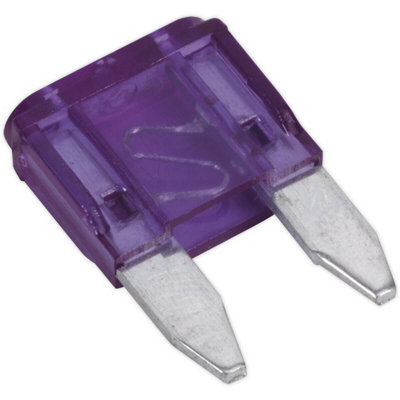 50 Pack of 3A Automotive MINI Blade Fuses for Vehicle Circuits