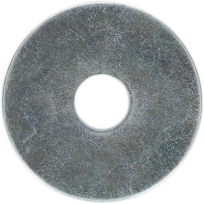 50 PACK - Zinc Plated Repair Washer - M10 x 38mm - Metric - Metal Spacer