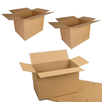 50 x 12x9x9" Strong Single Wall Cardboard Shipping Storage Packing Boxes