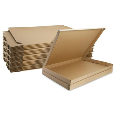 50 x Brown C6 (160x110x20mm) Strong Cardboard Large Letter Postal ...