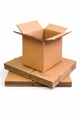 50 X Double Wall Cardboard Boxes 7x5x5 Inches 178x127x127mm Heavy Duty ...