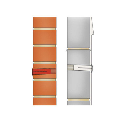 50 x Natural Clear Drill Weep Vents Round Vent Cavity, Retaining ...