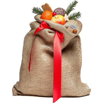 50 x Natural Hessian Large Jute Sacks (60 x 100 cm / 30 Kg) Hessian ...