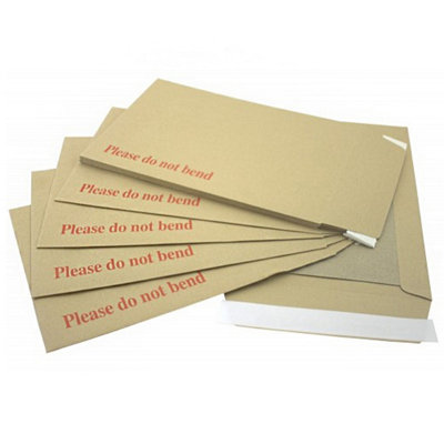 50 x Printed "Please Do Not Bend" C5 (229mm x 162mm) Lightweight Peel ...
