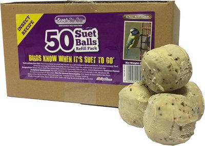 50 x Suet to Go Insect Refill Balls 4.25kg