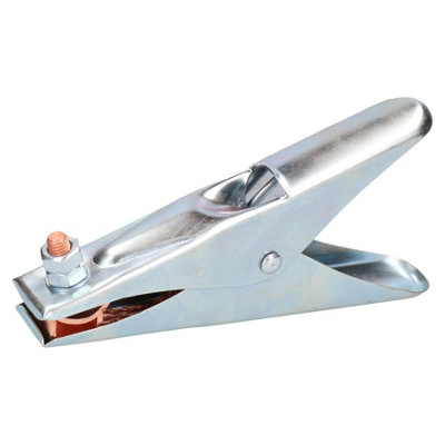 500 Amp A Spring Loaded Earth Crocodile Clamp Clip For Welding Welders ...