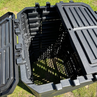 500 Litre Plastic Garden Composter Compost Bin (65cm x 120cm)