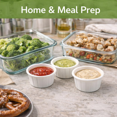 500 Wax Paper Medicine Pots 28 ml Disposable Cups Fluid Resistant for ...