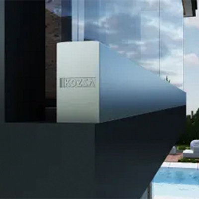 5000mm Aluminium Glass Balustrade Channel For 16mm - 17.5mm Glass