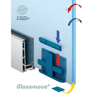 5000mm Aluminium Glass Balustrade Channel For 16mm - 17.5mm Glass