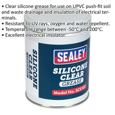 500g Clear Silicone Grease - Ultimate Electrical Insulator and Water ...