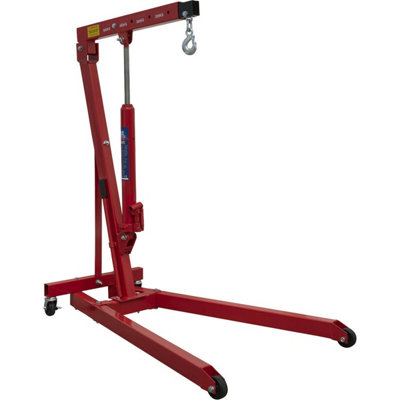 500kg Low Profile Engine Crane with Heavy Duty Casters for Easy ...