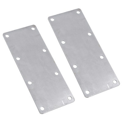 500KG Mounting Plate (Pair) 8 Hole Suspension Unit Welding Weld On Plate