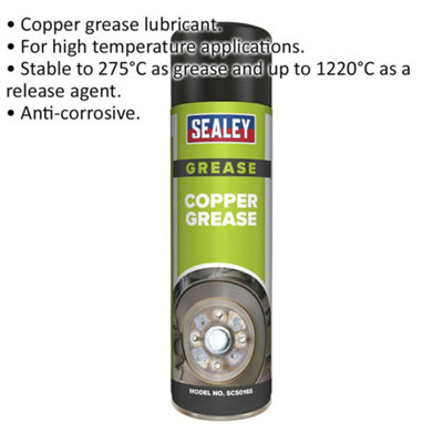500ml Copper Grease Lubricant - Anti-Corrosive - High Temperature ...