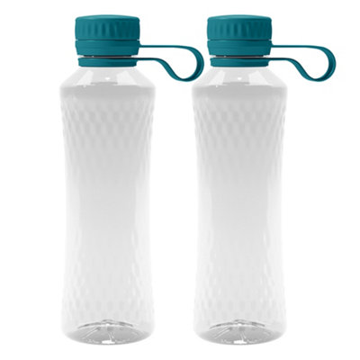 500ml Water Bottle Brixton Blue | DIY at B&Q