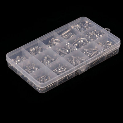 500pcs Allen Bolts and Nuts Assorted Set Stainless Steel Button Head ...
