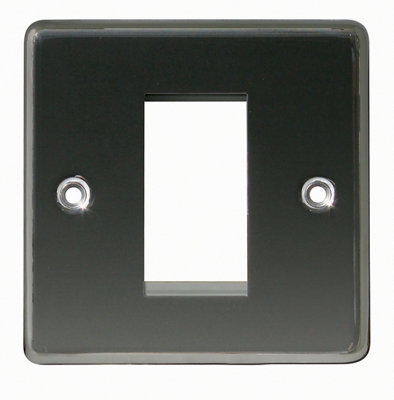 Products | Lap Black Modular Outlet Plate
