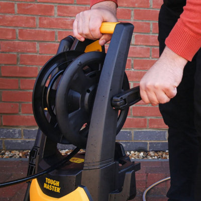 TOUGH MASTER Pressure Washer with Patio Cleaner 140 Bar 1800W Compact ...