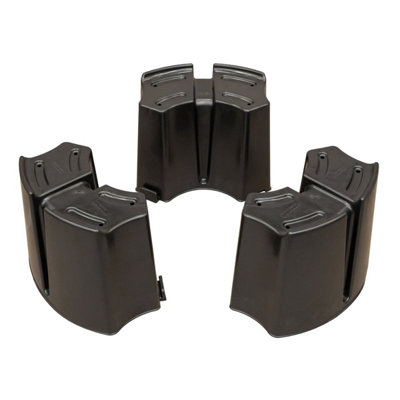Harcostar 3-Part Lock-Together Water Butt Stand, Grey, Fits 114/168/227 ...