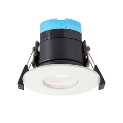 Products | Plum&clay Antonio White Finish, Fixed Led Downlight, Ip65 ...