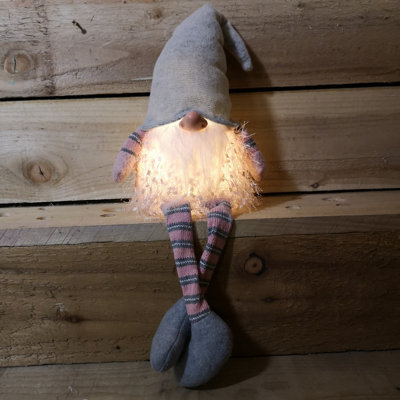 50cm Battery Operated Light up Male Christmas Gonk with Dangly Legs in ...