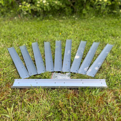 50cm Fence Trellis Topper Bracket Height Extension Arms Pack (5 Pairs ...