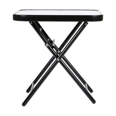 50cm Foldable Coffee Table - Small Square Patio Table - Super Robust ...