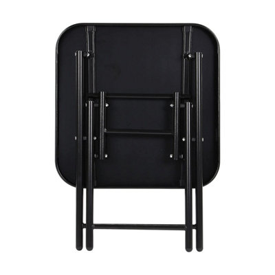 50cm Foldable Coffee Table - Small Square Patio Table - Super Robust ...