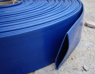 50m x 2" (50mm) layflat discharge hose for submersible pumps,hot tubs ...
