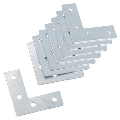 50mm (2in.) Corner Mending Plate Angle Bracket L Shape Reinforcing ...