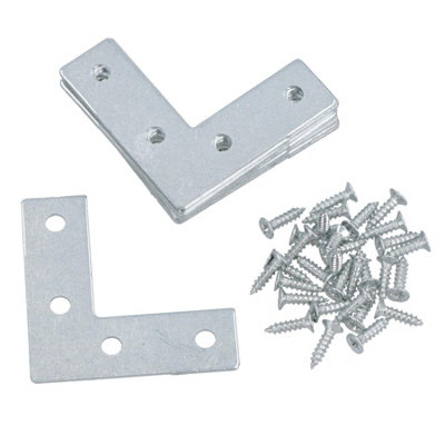 50mm (2in.) Corner Mending Plate Angle Bracket L Shape Reinforcing ...