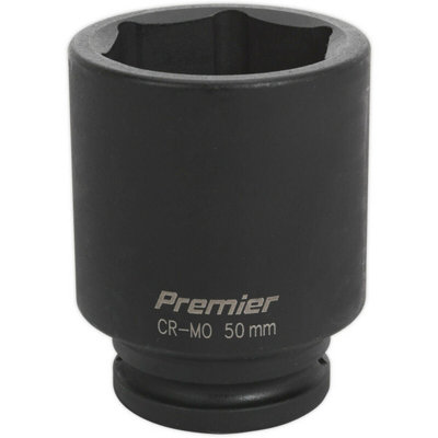 50mm Deep Impact Socket - 3/4 Inch Drive Chromoly Wrench Tool